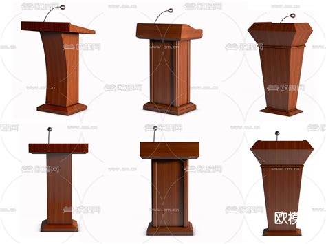现代立式讲台 发言台 演讲台su模型下载 Id14020416 Sketchup模型下载 欧模网
