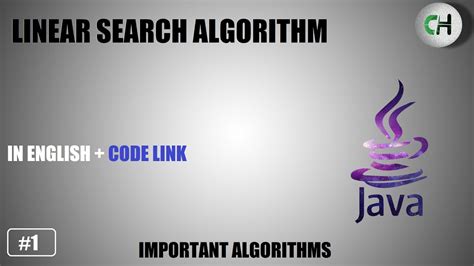 Linear Search Algorithm Linear Search In Java Linear Search Program