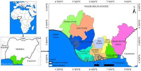 Niger Delta Map