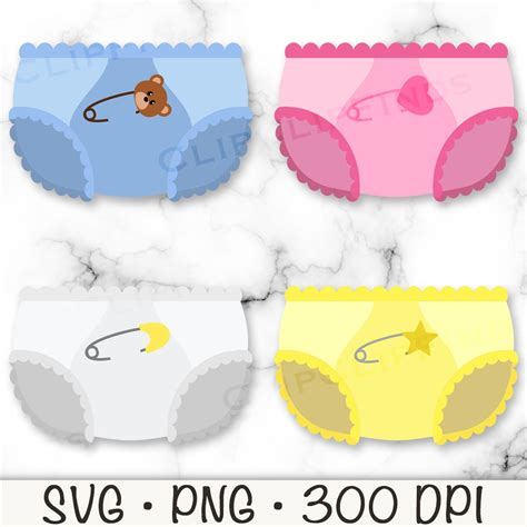 Pink Diaper Clipart