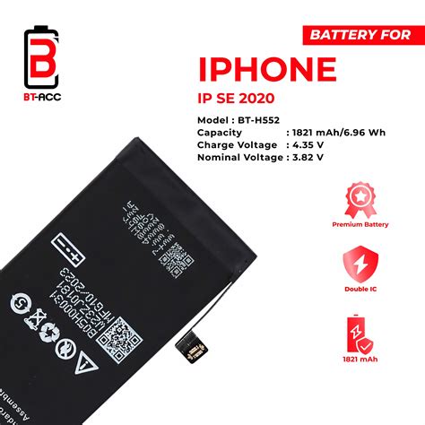 Bt Acc Baterai Iphone Se 2020 1821 Mah Bt Acc
