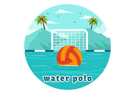 Premium Vector Water Polo Sport Vector Illustration With Player