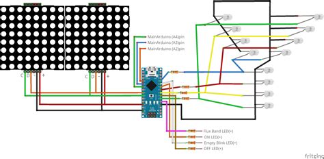 Build Back To The Future Delorean Arduino Flux Capacitor Unit Matrixled