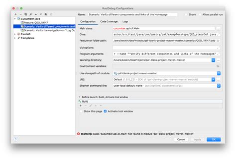 Running Cucumber Tests Could Not Find Or Load Main Class Cucumber Api Cli Main Ides Support