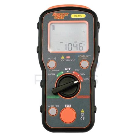 Socket And See Irc Pro Insulation And Continuity Tester