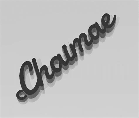 Stl File Chaimae 👩・3d Print Model To Download・cults