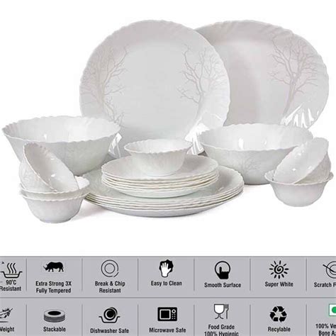 Cello Imperial Dinner Set Deco 21 Pcs Buildhub