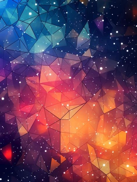 Premium Photo Universe Creative Abstract Geometric Texture