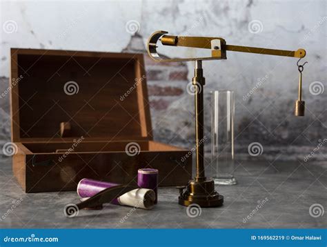 Old Pharmaceutical Scale Stock Image Image Of Clinic 169562219