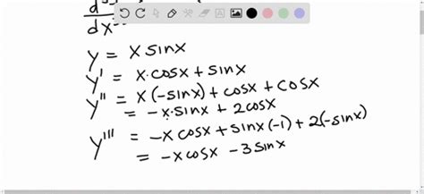 SOLVED Find The Given Derivative By Finding The First Few Derivatives And Observing The Pattern