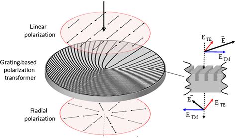 Transformation Of Linear To Radial Polarization By A Subwavelength Download Scientific Diagram