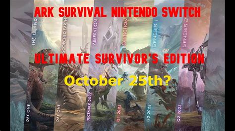 Ark Survival Evolved Nintendo Switch Edition September Update Youtube