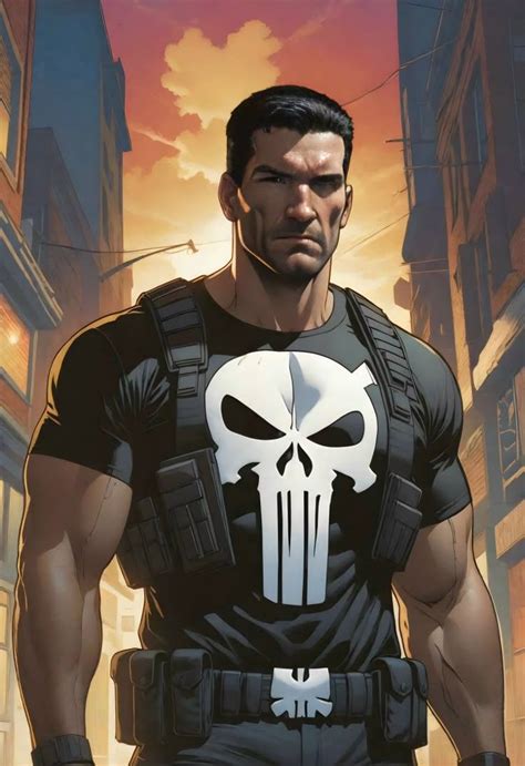 Comic Punisher Marvel The Punisher Punisher Artwork Punisher Redesign