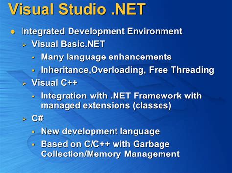 Introduction To Net Rui Ye Ppt Video Online Download