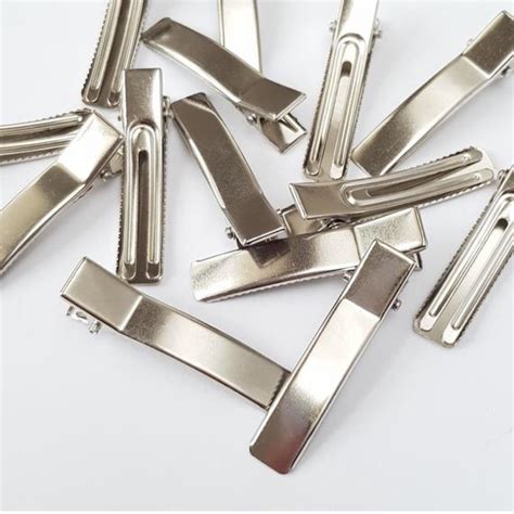 48mm Duckbill Double Prong Alligator Hair Clips With Teeth — Love