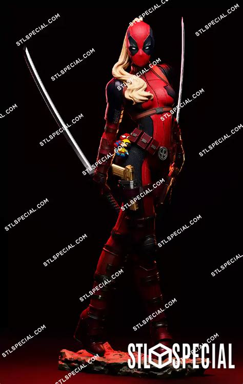 Lady Deadpool Stl 3d Model Stlspecial