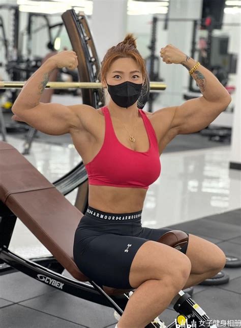 这样宽阔的肌肉体格震撼吗大码的韩国金刚芭比 Gwan Si Mul 哔哩哔哩