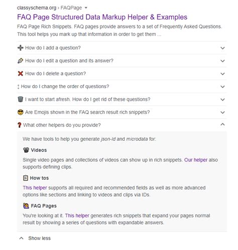 Faq Page Schema Markup Json Ld Code Generator And Examples