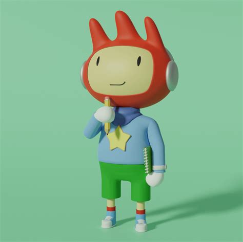 Maxwell From Scribblenauts R Blender