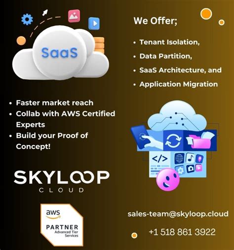 utilizing the aws saas factory program with skyloop cloud skyloop cloud
