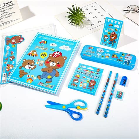 9 In 1 Cartoon Themed Stationery Sasti Dukan