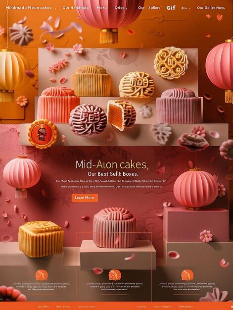 Parallax Scrolling Web With Floating Lantern Figma Effect Tr Autumn Theme Layout Idea Designs