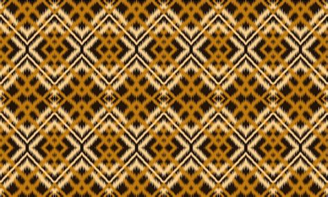 추상 민족 Ikat 셰브론 패턴 배경입니다 카펫벽지의류포장바틱패브릭벡터 Illustrationembroidery 스타일입니다 프리미엄 벡터