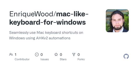 Github Enriquewood Mac Like Keyboard For Windows Seamlessly Use Mac