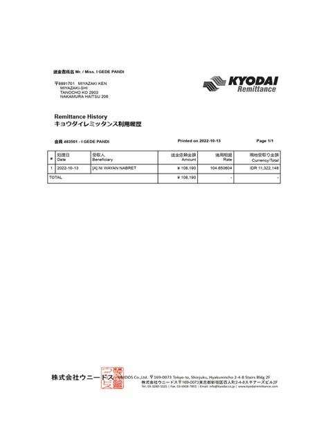 Remittance Summary Report Pdf