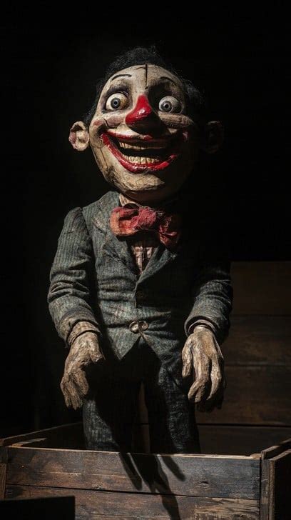 Free Sinister Puppet Emerges Image Puppet Wooden Sinister