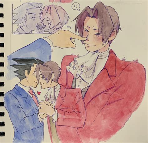 Some Watercolor Wrightworth By Durazmomo On Newgrounds