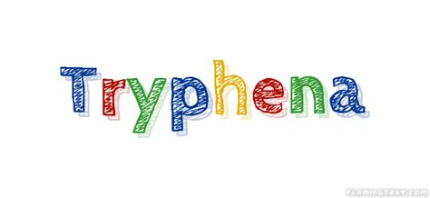 Tryphena Лого | Бесплатный инструмент для дизайна имени от Flaming Text