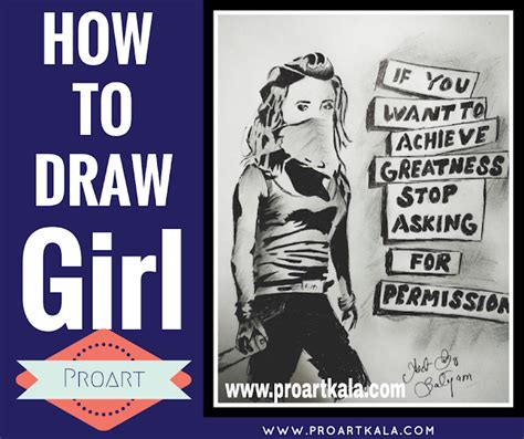How To Draw A Girl Step By Step Guide ProArt By Satyam