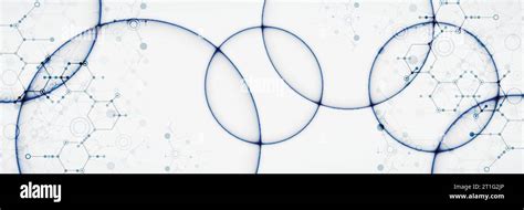 Abstract Technology Hexagonal Background Connection Structure Science Style Vector