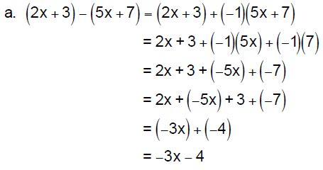 Adding And Subtracting Polynomials