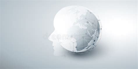 Abstract Machine Learning Artificial Intelligence Cloud Computing And