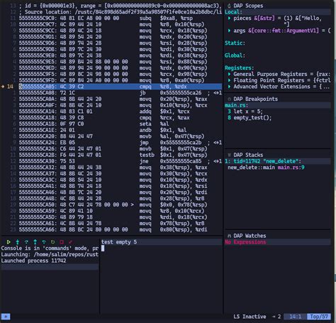 debuggin not working with neovim 0 9 0 · issue 378 · simrat39 rust