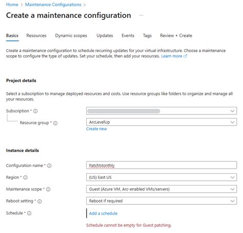 Azure Update Manager Create A Customized Patching Schedule For Once A