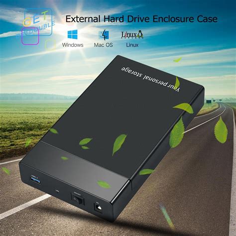 Usb 30 To 35 Inch Hard Drive Enclosure 2165in Cable Length Sata Iii