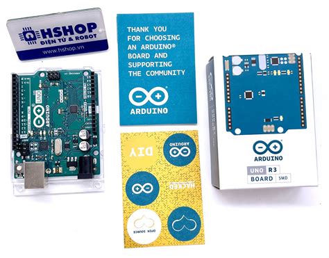 Arduino Uno Rev3 Smd Chính Hãng Original Made In Italy Hshopvn