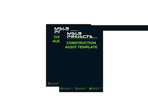 Construction Audit Template Mslb Projects