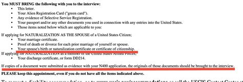 N400 Interview Questions And Document Checklist Page 2 Us