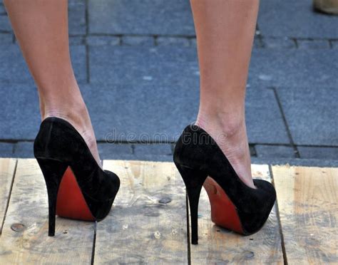 Talons Hauts Noirs Image Stock Image Du Noirs Hauts 30064455