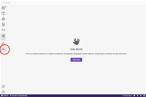 Templates Podman Desktop