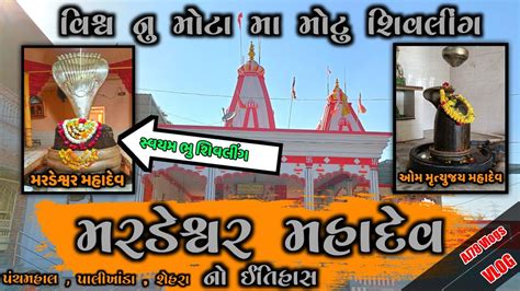 મરડેશ્વર મહાદેવ મંદિર શેહરાં Mardeswar Mahadev વિશ્વનુ સૌથી મોટું રુદ્રાક્ષ નુ શિવલીંગ દર્શન