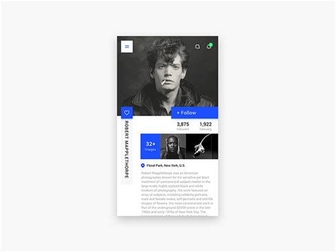 User Profile Ui Kit Free Xd Resource Adobe Xd Elements