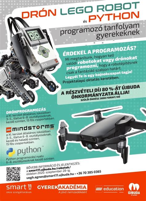Lego Robot Python És Dron Programozó Tanfolyam Smart11