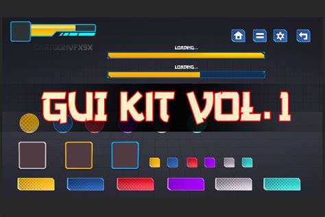 Gui Kit Galaxy Theme 2d Gui Unity Asset Store