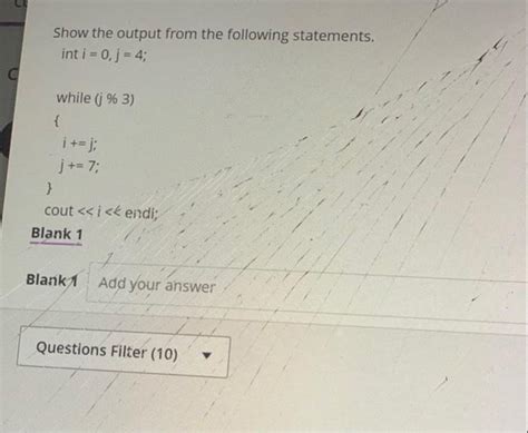 Solved Int Ij0 For I10 Jitijk30 I0i