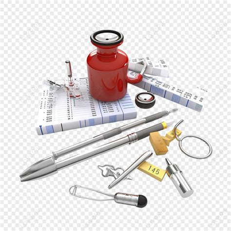 주사기 온도계 밴드 청진기와 약 의료 체크리스트 3d 렌더링으로 둘러싸인 3d 건강 보험 개념사례병원 Png 일러스트 무료 다운로드 Lovepik